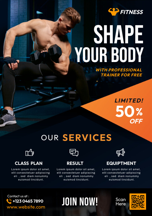 Gymnastic Template | PosterMyWall