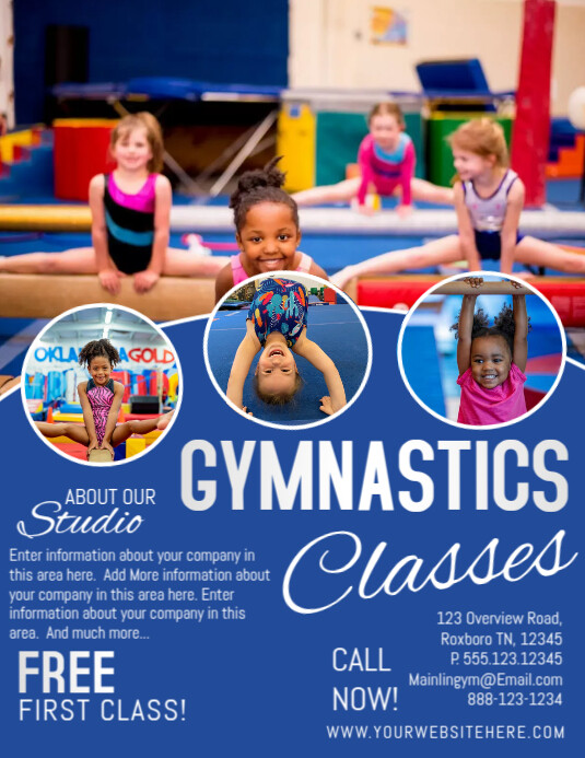 Copy of gymnastics | PosterMyWall