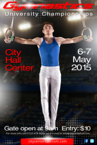 Gymnastics Poster Template | PosterMyWall