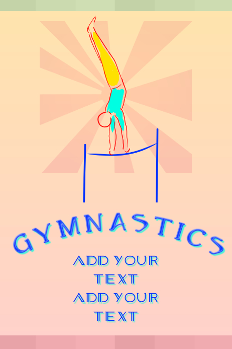 gymnastics training courses template | PosterMyWall
