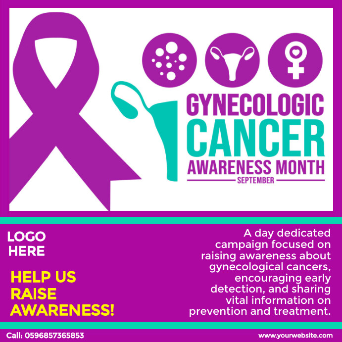Gynecologic Cancer Awareness Month Templat | PosterMyWall