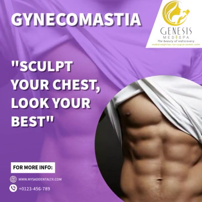 Gynecomastia ads Template | PosterMyWall