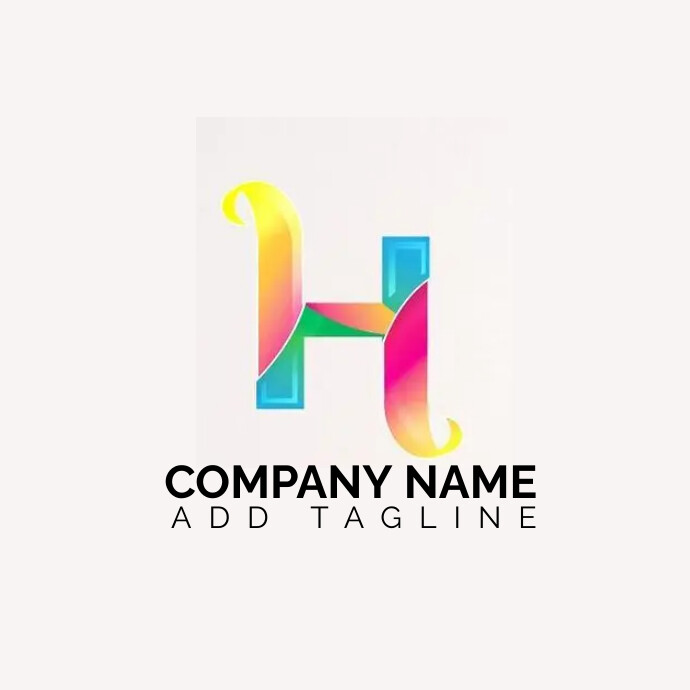 H LOGO Template | PosterMyWall