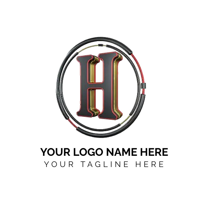 h logo Template | PosterMyWall