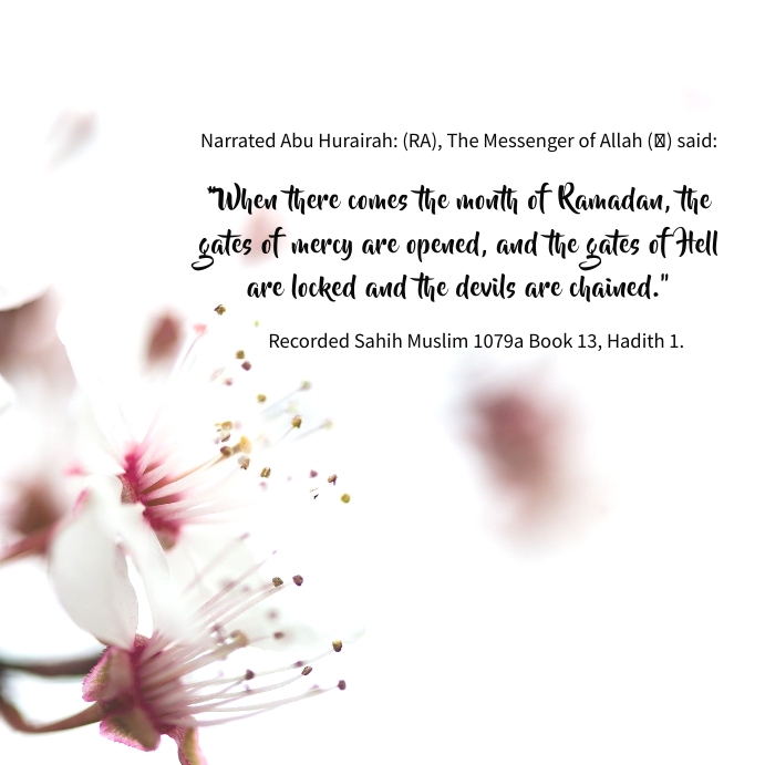 Hadith Ramadan 5 Template | PosterMyWall