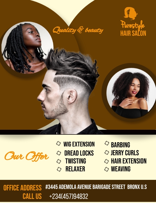 hair (1) Template | PosterMyWall