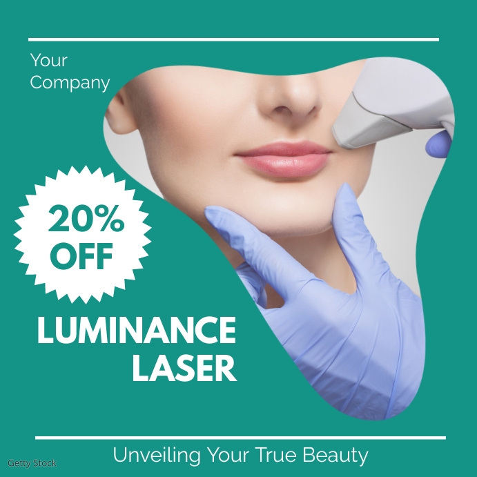 Copy of Hair Removal Luminate Laser Ad | PosterMyWall