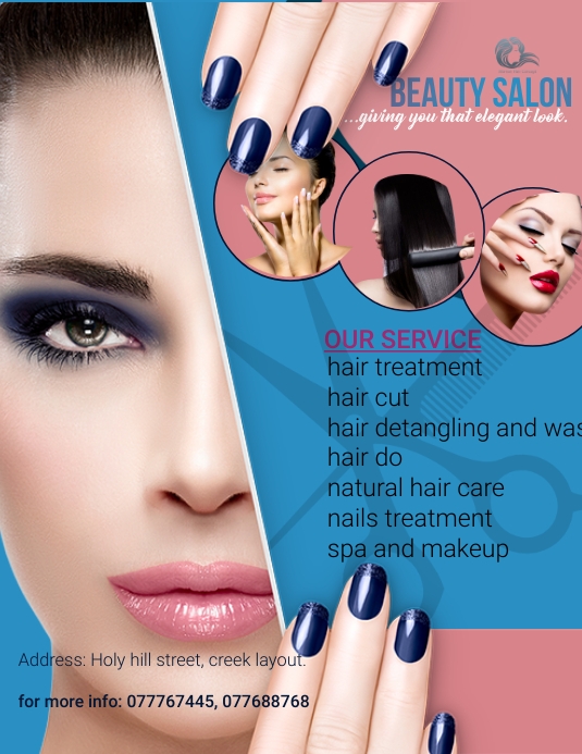 hair salon (2) Template | PosterMyWall