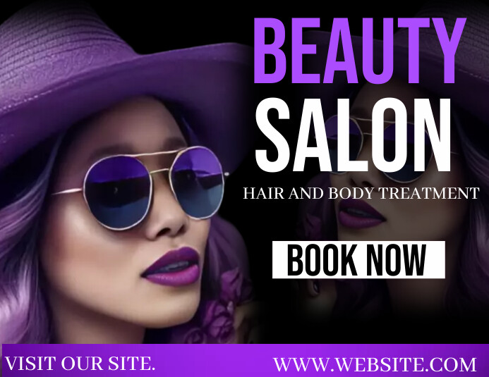 Hair salon advertisement flyer Template | PosterMyWall