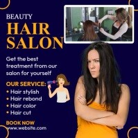 Hair Salon Ads Template | PosterMyWall