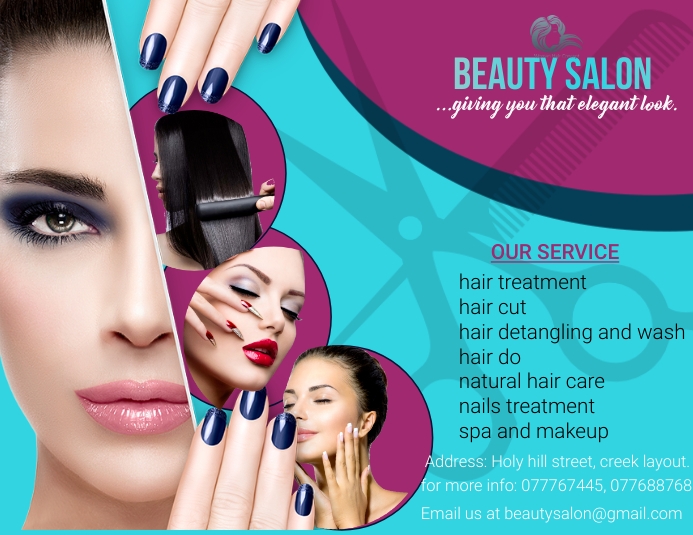 Salon Rambut Templat | PosterMyWall