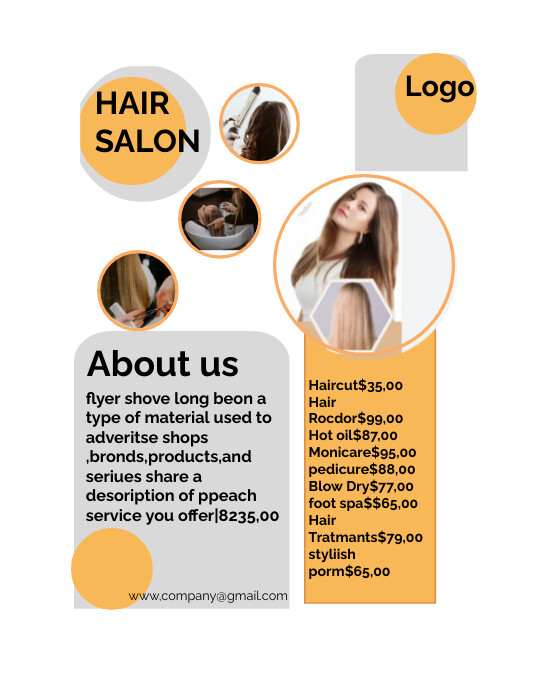 hair salon flyer ad Template | PosterMyWall