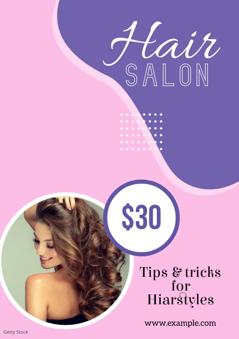 Hair salon flyer Template | PosterMyWall