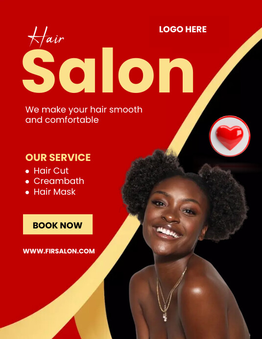 Hair Salon Flyer Template | PosterMyWall