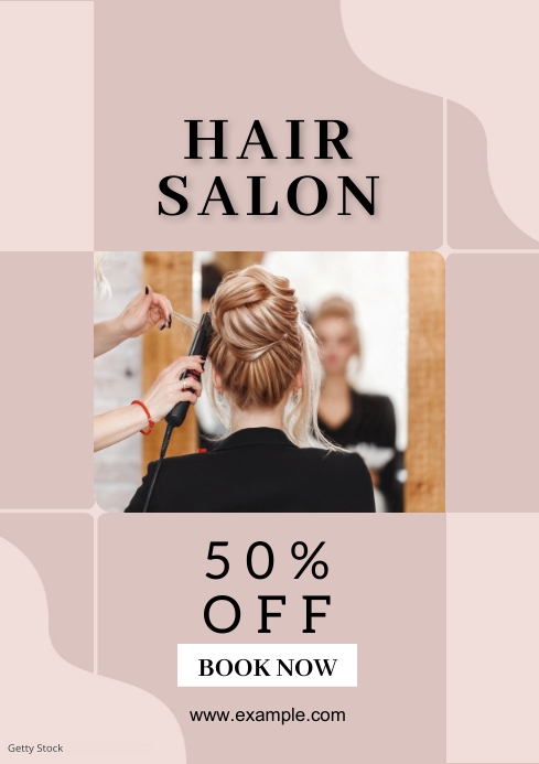 Hair salon flyer Template | PosterMyWall