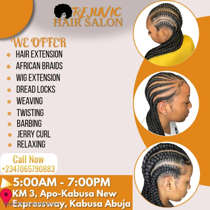 Copy of HAIR SALON FLYER TEMPLATE | PosterMyWall