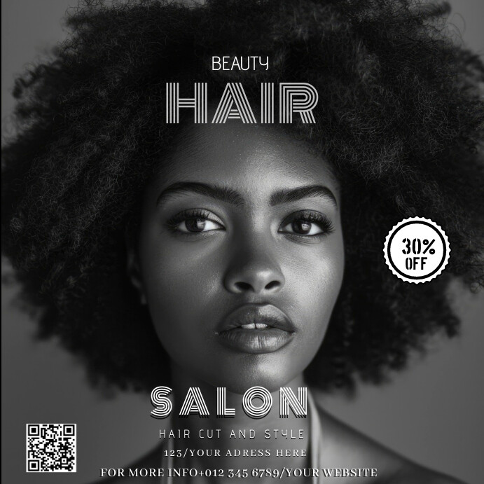 HAIR SALON FLYER TEMPLATE | PosterMyWall