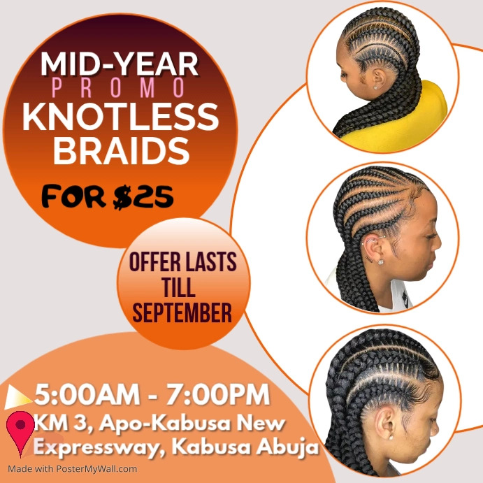 HAIR SALON PROMO FLYER TEMPLATE | PosterMyWall