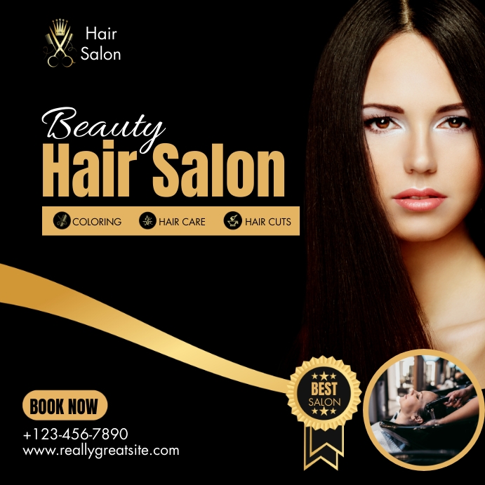 Hair salon template | PosterMyWall