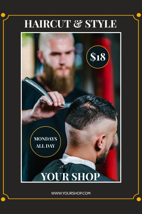 Plantilla de HAIRCUT | PosterMyWall