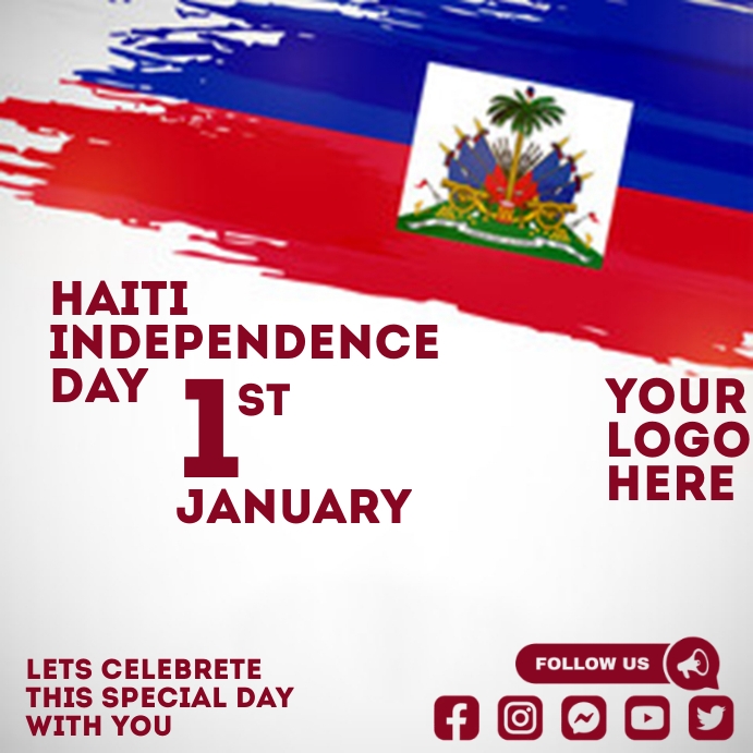 Copy of Haiti Independence Day | PosterMyWall