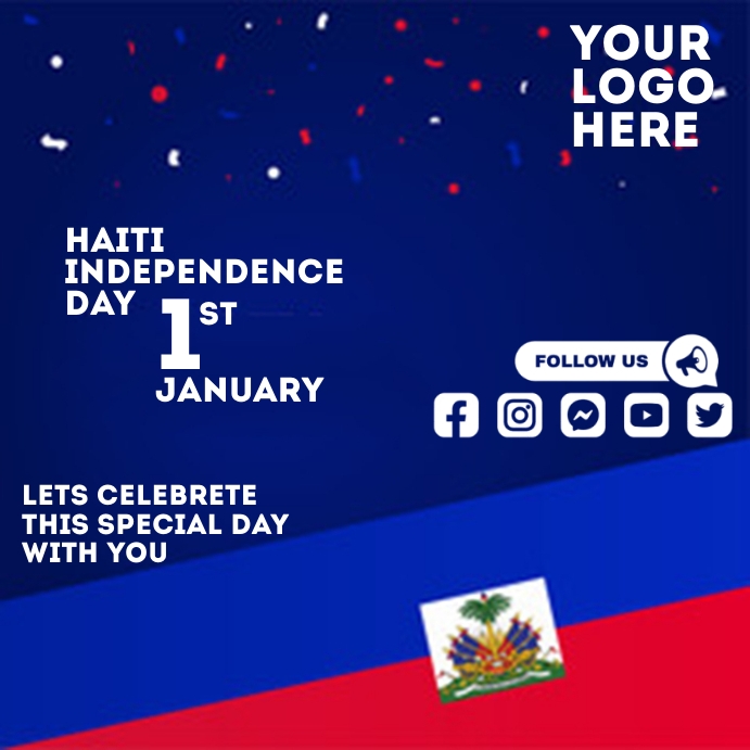 Haiti Independence Day Template | PosterMyWall