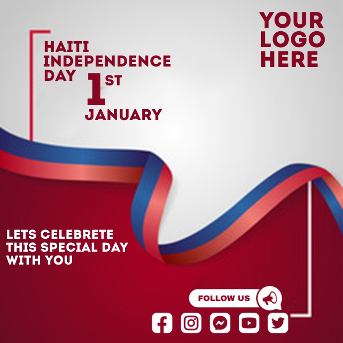 Haiti Independence Day Template | PosterMyWall