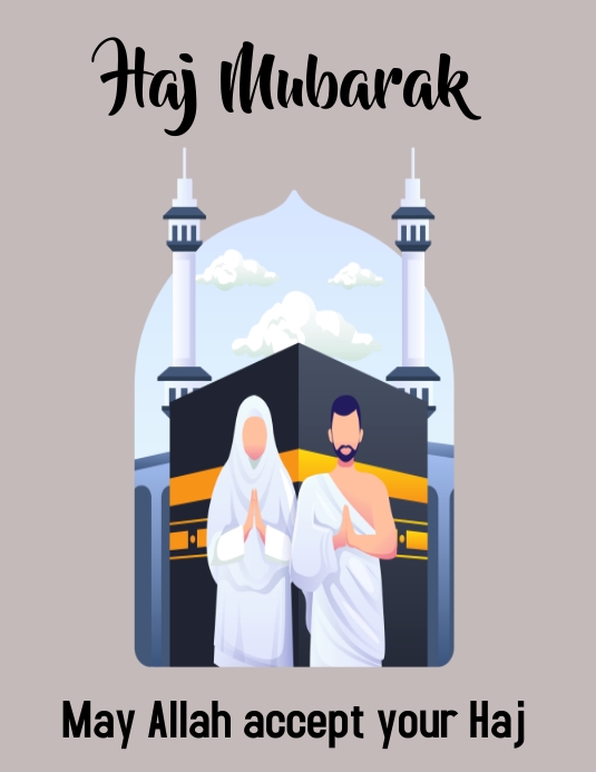 Haj Mubarak Template | PosterMyWall