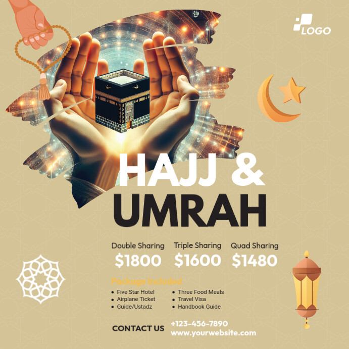 Copy of Hajj & Umrah Ad Template | PosterMyWall