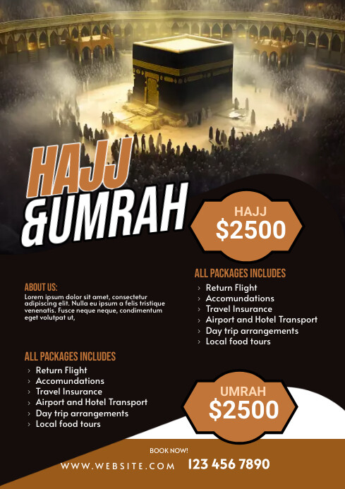 Hajj Flyer Template | PosterMyWall
