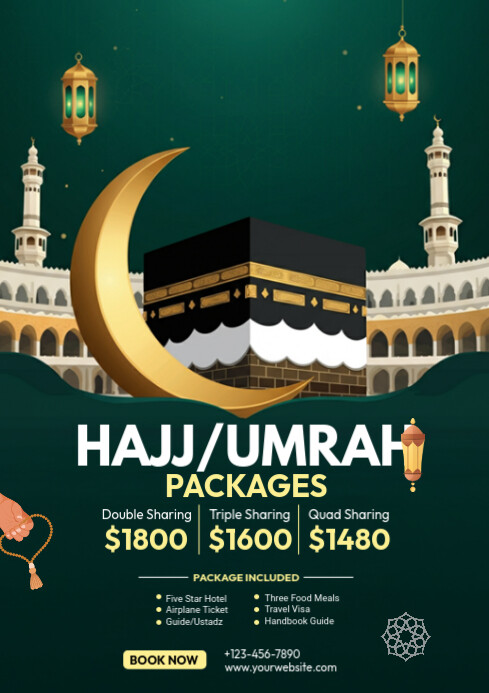 Hajj/Umrah Flyer Template | PosterMyWall