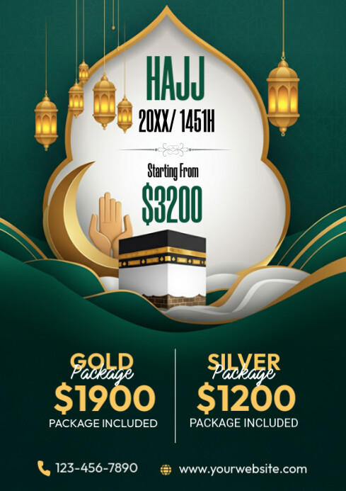 Hajj/Umrah Flyer Template | PosterMyWall