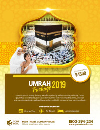 Umrah Package flyer Poster Template | PosterMyWall
