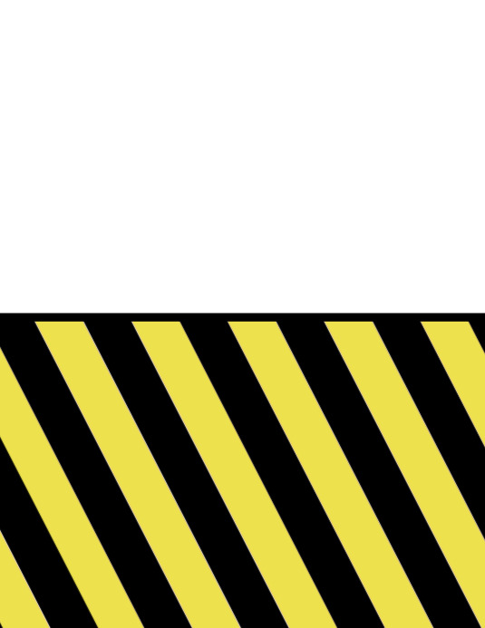 Half Page Caution Template | PosterMyWall