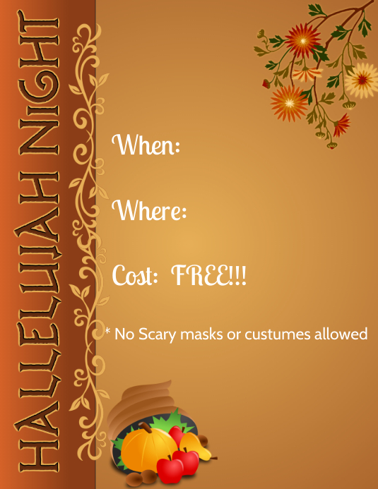 Hallelujah Night 4 Template | PosterMyWall