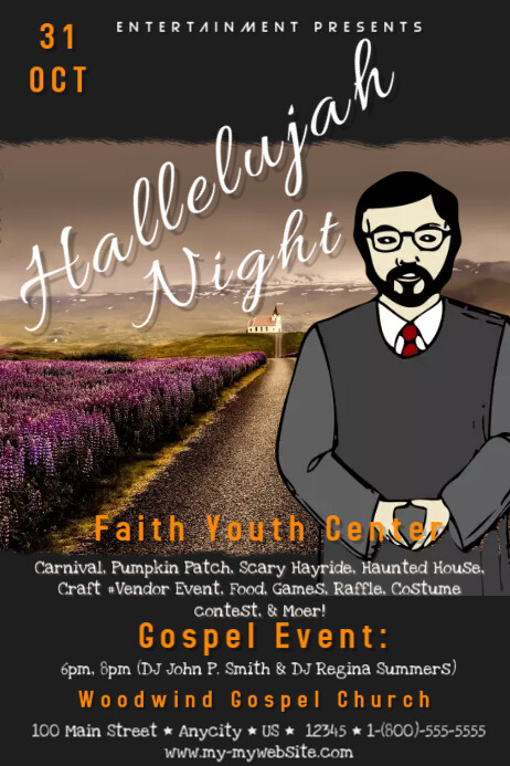 Hallelujah Night Template | PosterMyWall