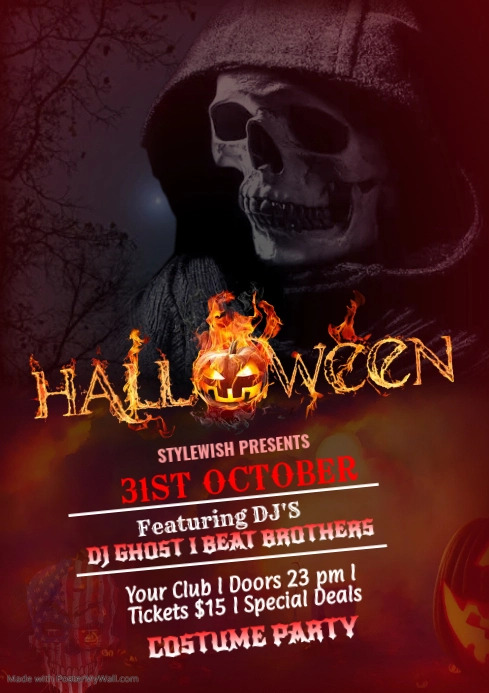 Hallo Template | PosterMyWall