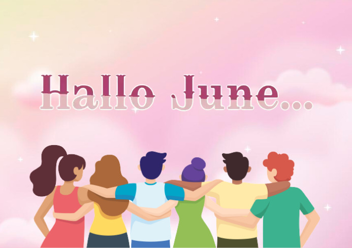 Plantilla de Hallo June Template (1) | PosterMyWall