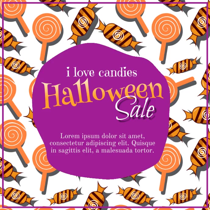 Halloween, Candy Sale Template | PosterMyWall
