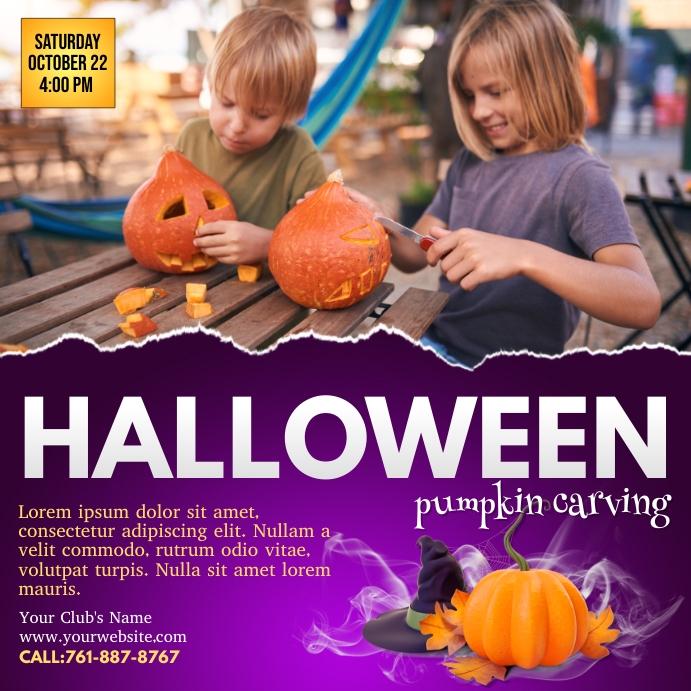 Halloween, Kids Activities Template | PosterMyWall