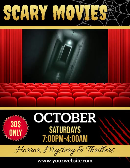 Halloween, Movie Night Template | PosterMyWall