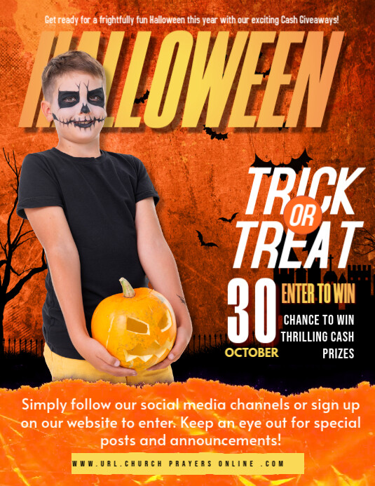 Halloween, Trick or Treat Template | PosterMyWall