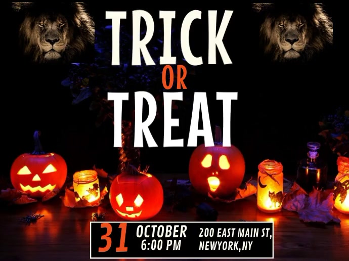 Halloween) Template | PosterMyWall