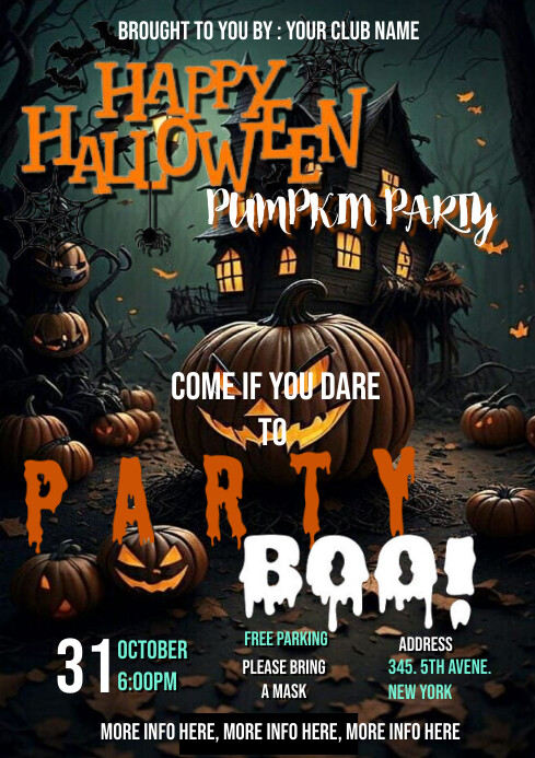 Halloween (1) Template | PosterMyWall