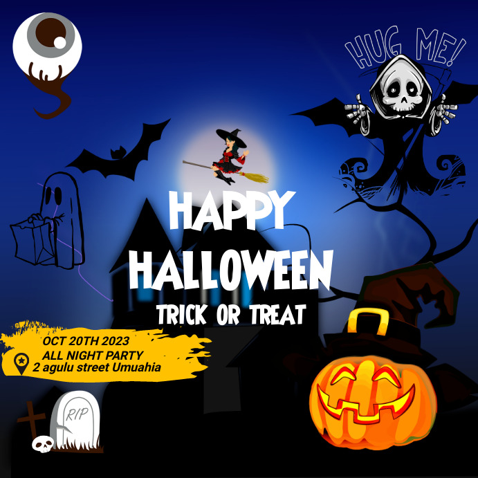 Halloween (6) Template | PosterMyWall