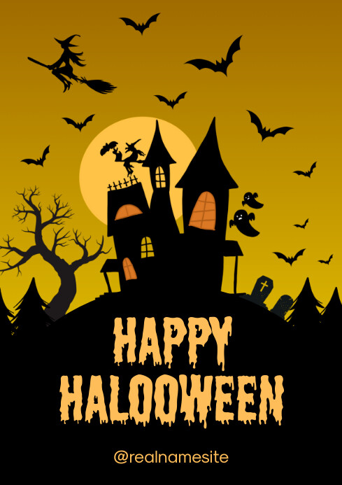Halloween A4 Template | PosterMyWall