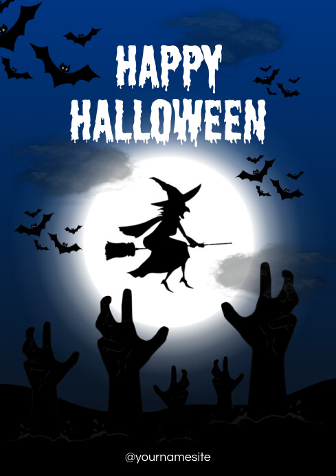 Halloween A4 Template | PosterMyWall