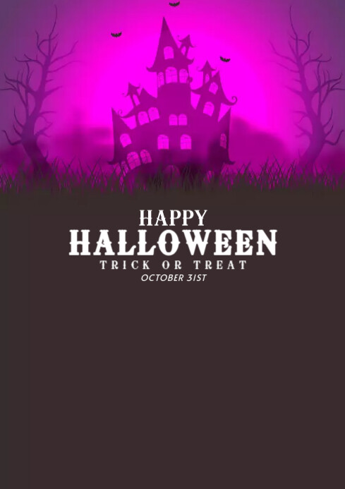 halloween a4 Template | PosterMyWall