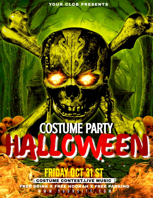 Halloween ad design Template | PosterMyWall