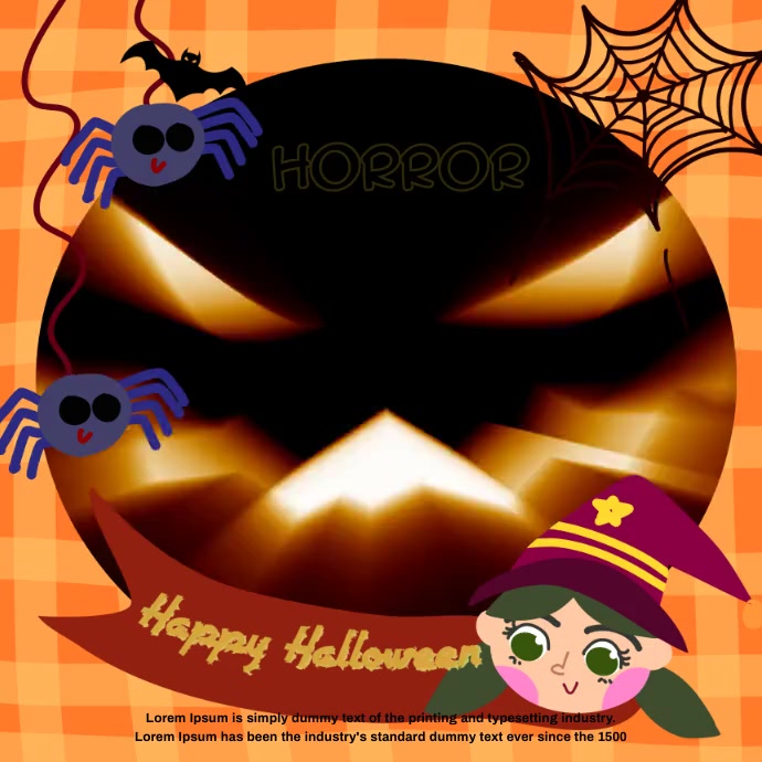 Halloween ad Template | PosterMyWall